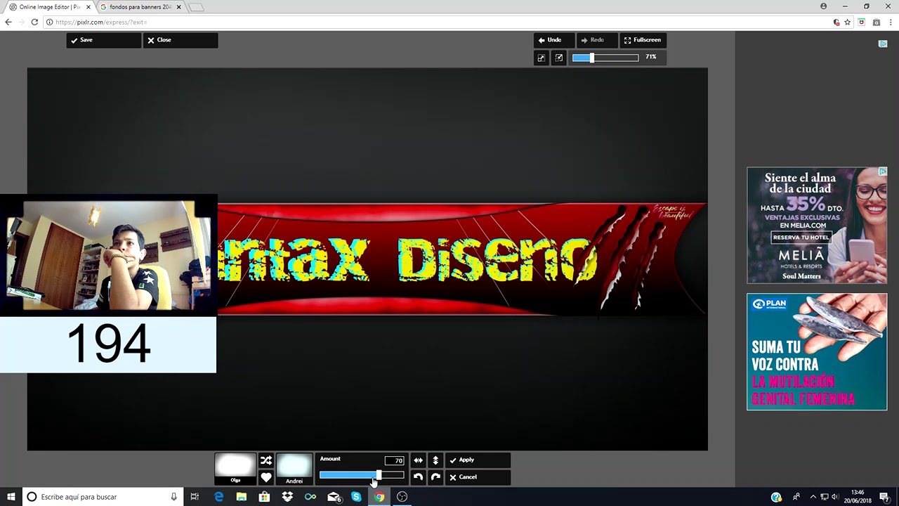 COMO HACER BANNERS con pixlr Express[NUEVA SERIE] - YouTube