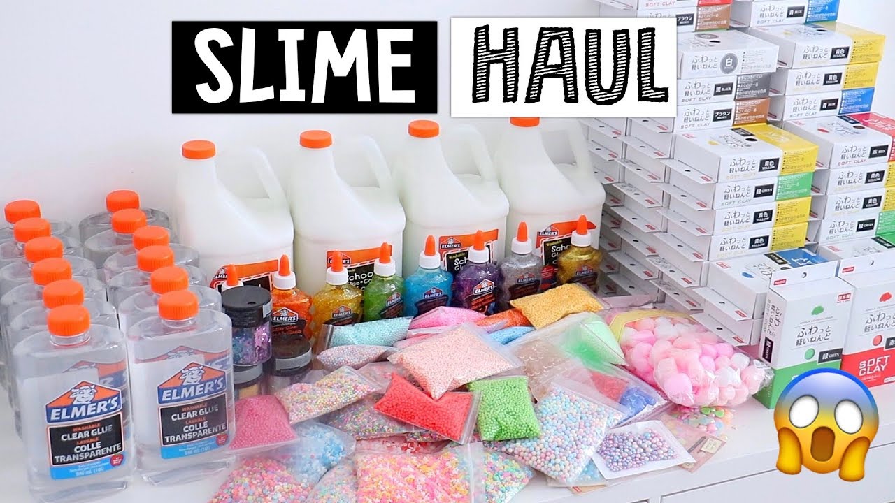 MASSIVE $1000 SLIME SUPPLIES HAUL! Extreme Slime Room Makeover! - YouTube