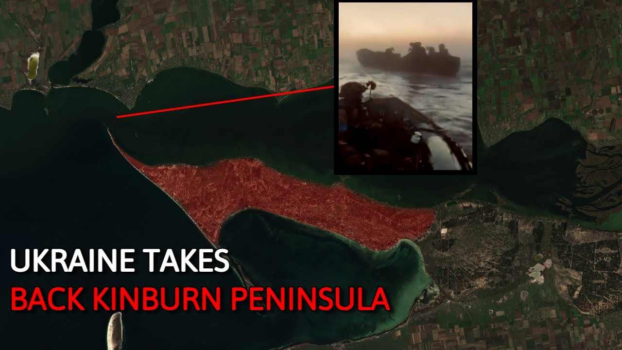 Ukraine Retakes Kinburn Peninsula Over Dnipro River! - YouTube