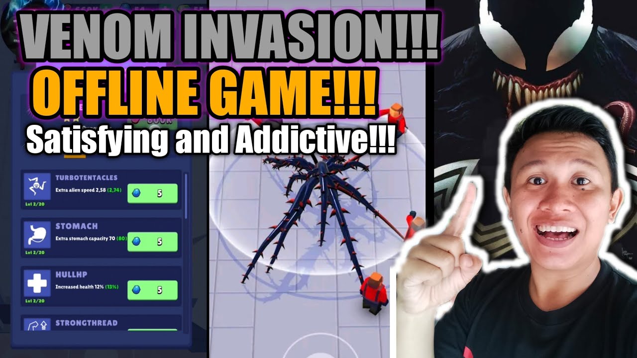 OFFLINE GAME Alien Invasion Gameplay SUPER ADDICTIVE GAMEPLAY! Venom ...