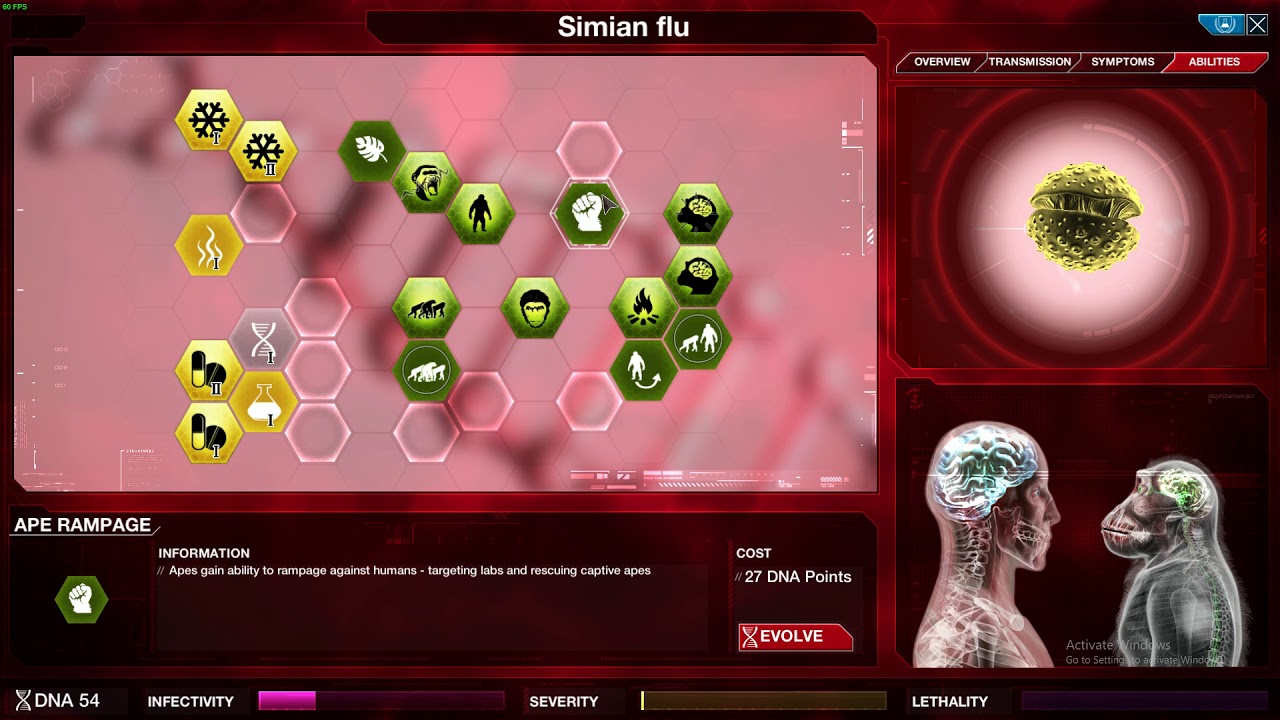 Plague inc. Simian-Flu Mega Brutal Guide - YouTube