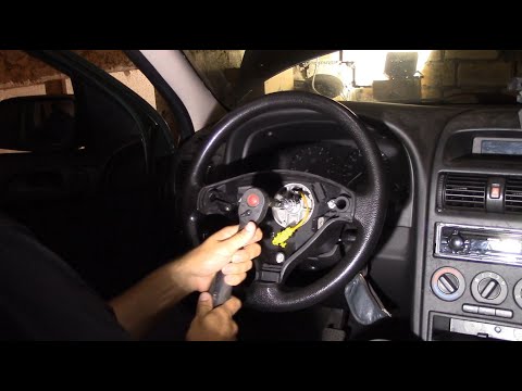 Opel Astra G Lenkrad, Airbag und Hupenknöpfe tauschen