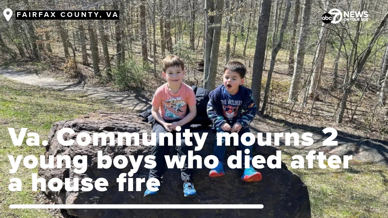 Virginia community mourns 2 young boys who died a week after a fire at ...