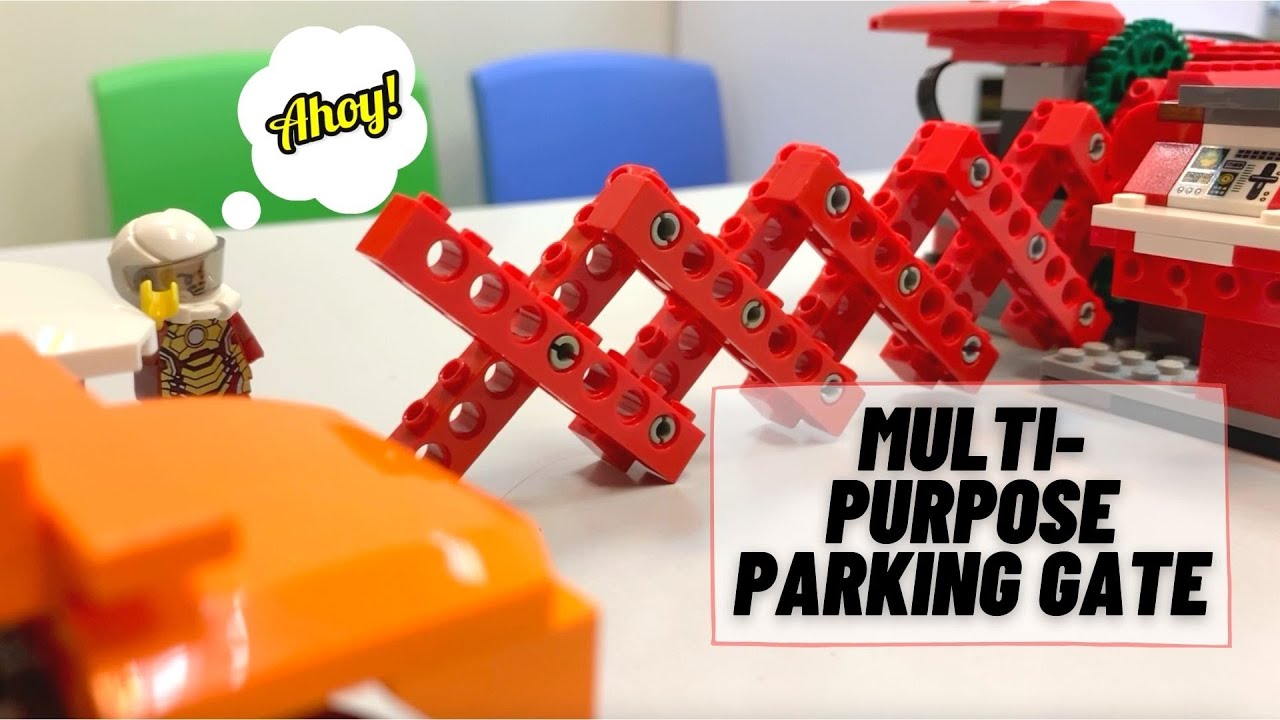Simple Multi Functioning LEGO Parking Gate - YouTube