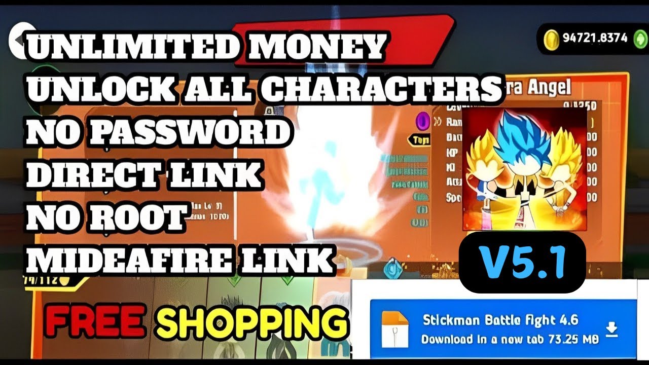 UPDATE! STICKMAN BATTLE FIGHT HACK MOD APK DOWNLOAD UNLIMITED MONEY ...