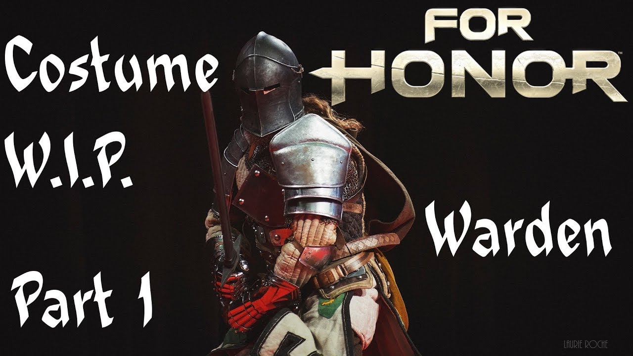 WIP'ing For Honor, The Warden part1 cosplay tutorial, Gambeson - YouTube