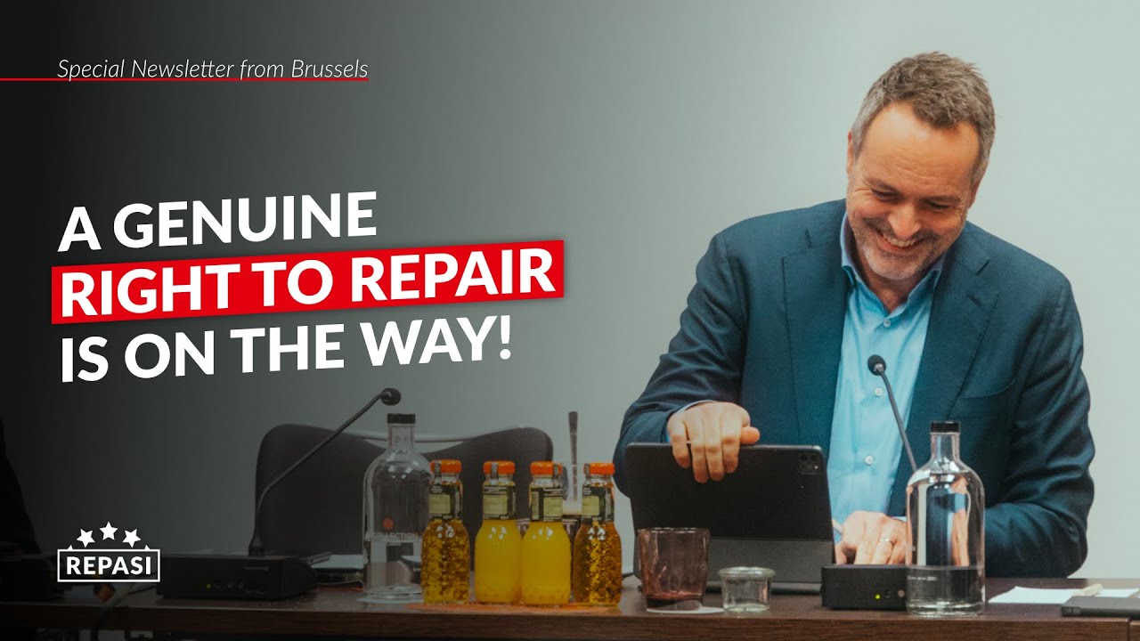 A Genuine Right to Repair is on the Way! | René Repasi - YouTube