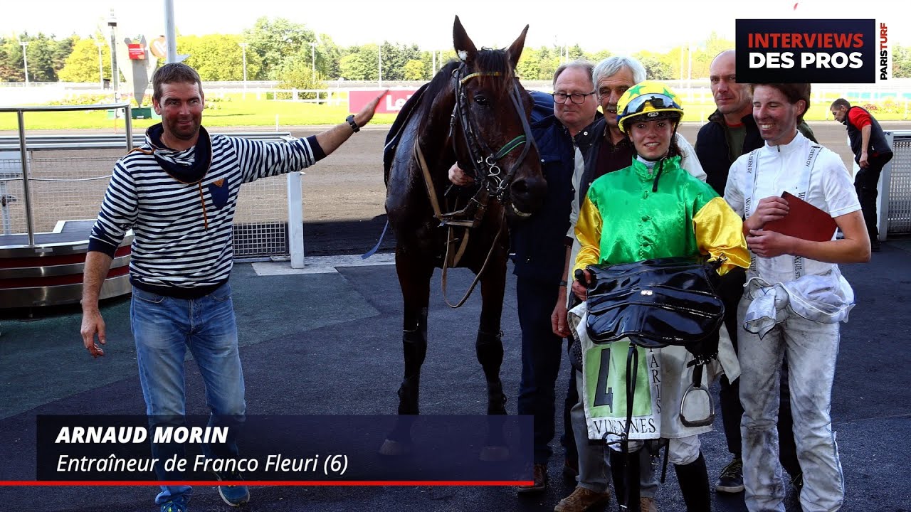 ARNAUD MORIN | ENTRAÎNEUR DE FRANCO FLEURI | QUINTÉ DU VENDREDI 26 AVRIL À PARIS VINCENNES - YouTube
