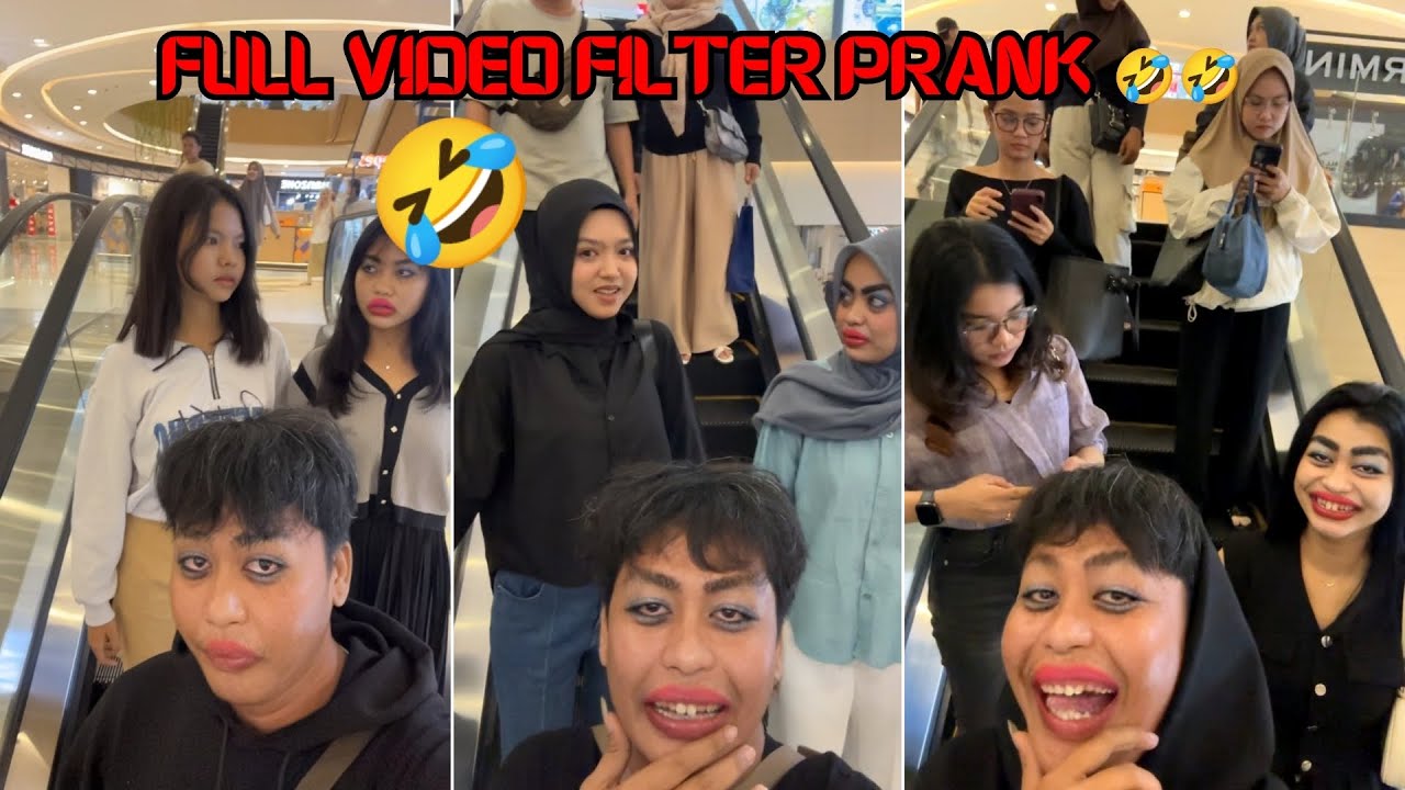 PRANK FACE FILTER FUNNY | CLOWN FACE FILTER PRANK | LAUGH BEAUTIFUL ...