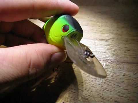 LASER LURE Fishing LED Crank Bait Bass Smallies Crappie #2 ...