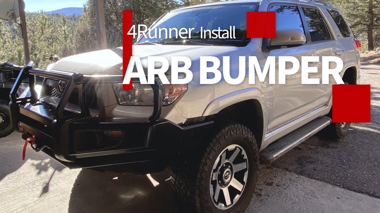 ARB Bumper Install 5th gen Toyota 4Runner (Quick instructional) - YouTube