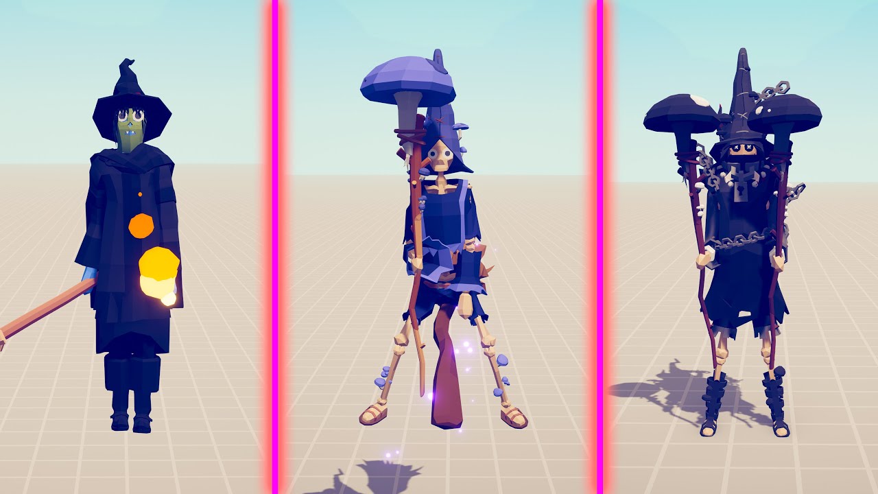 EVOLUTION OF WITCH - Totally Accurate Battle Simulator TABS - YouTube