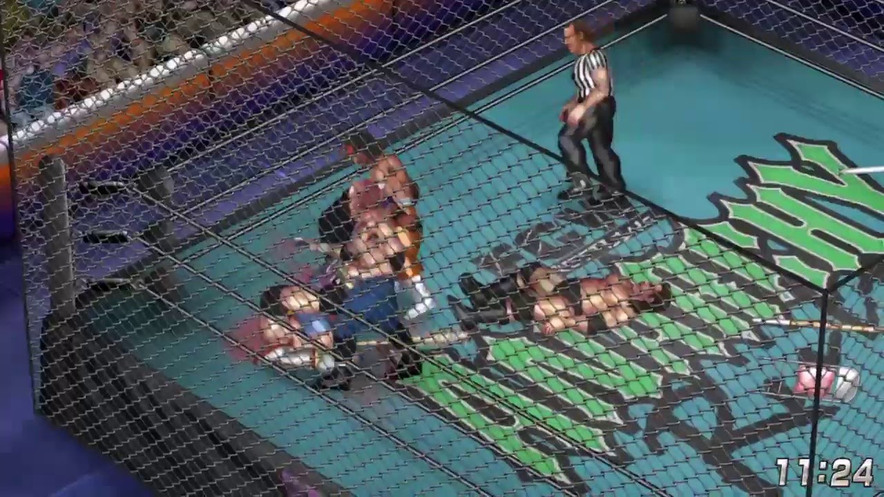Fire Pro Wrestling World PS4: ECW War Games - YouTube
