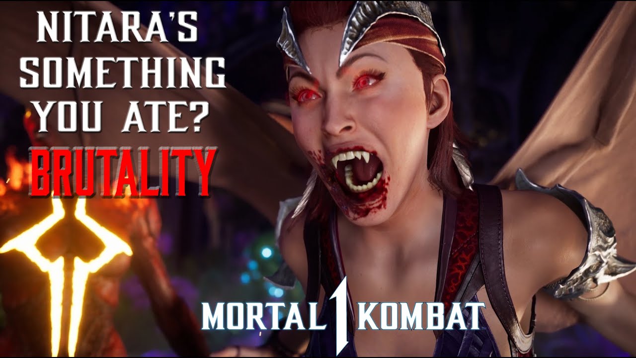 Mortal Kombat 1 - Nitara's Something You Ate? Brutality - YouTube