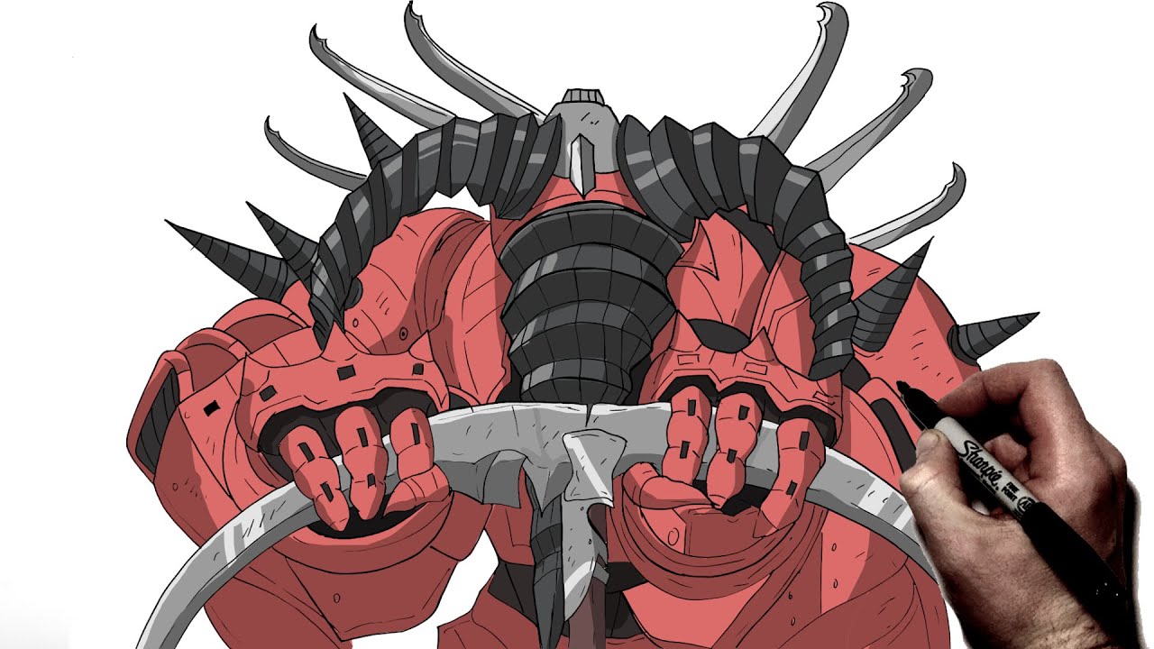 How To Draw Upgraded Titan Drillman (Suffer) | Step By Step | Skibidi ...