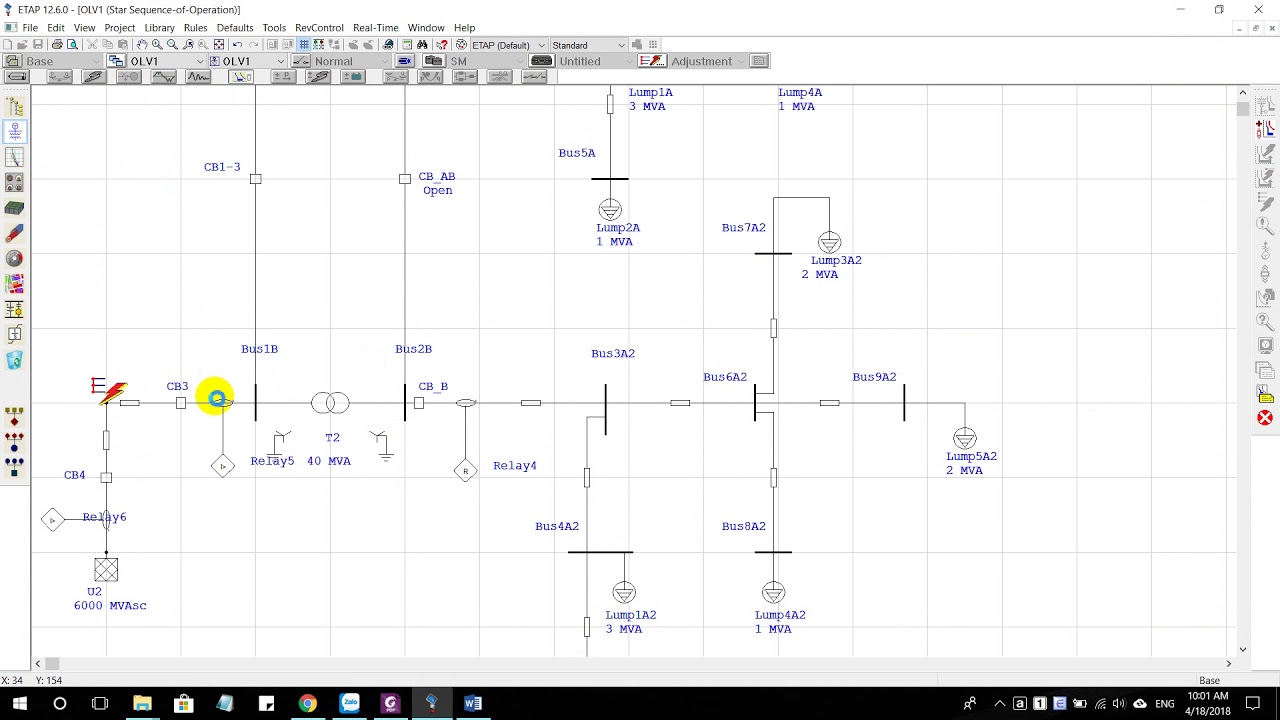 Etap_Relays Protection 50,51,67 - YouTube