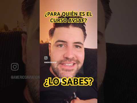 ➡️Aquí te EXPLICO quién DEBE hacer el curso de AVIATION SAFETY #aviation #safety #avsaf