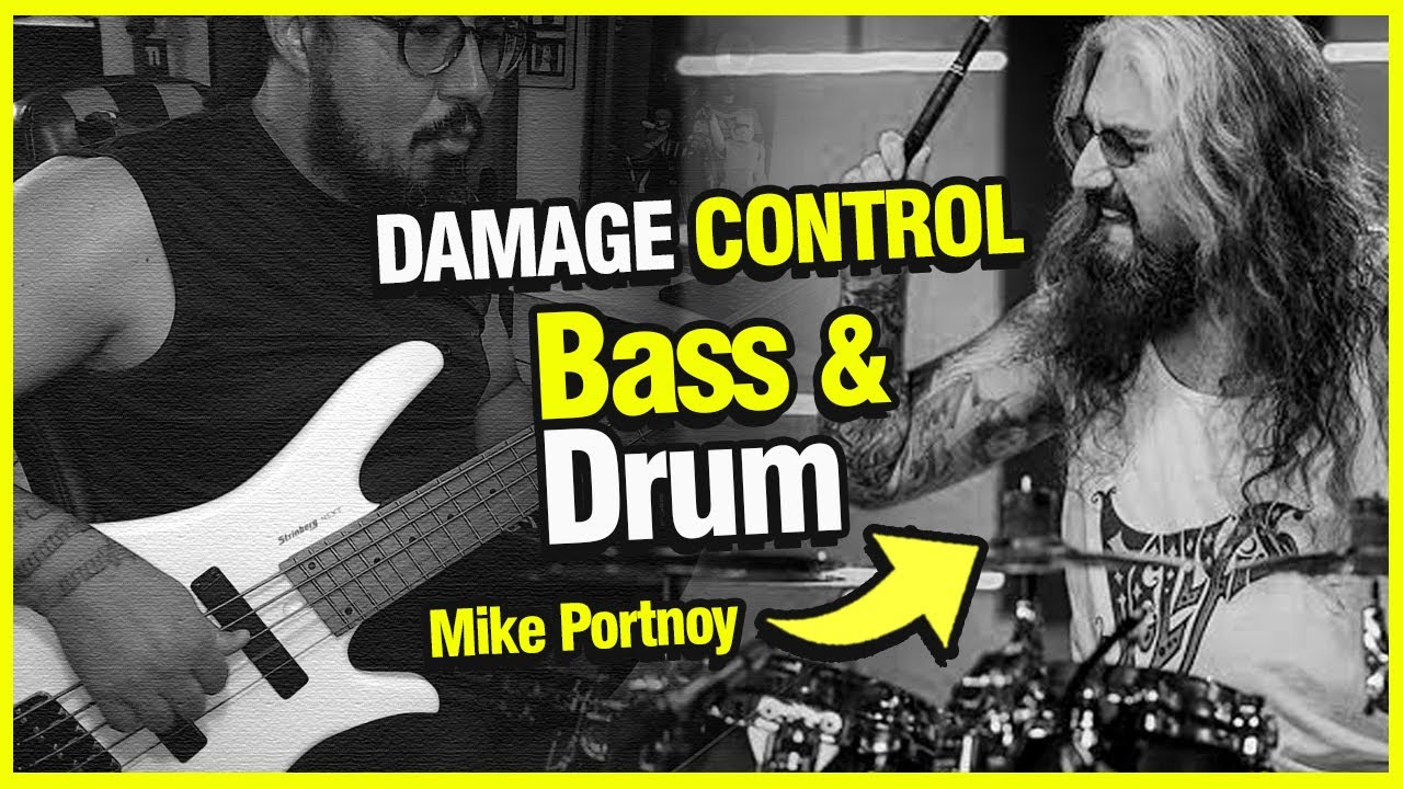 DAMAGE CONTROL - John Petrucci - [BASS and DRUM] - YouTube