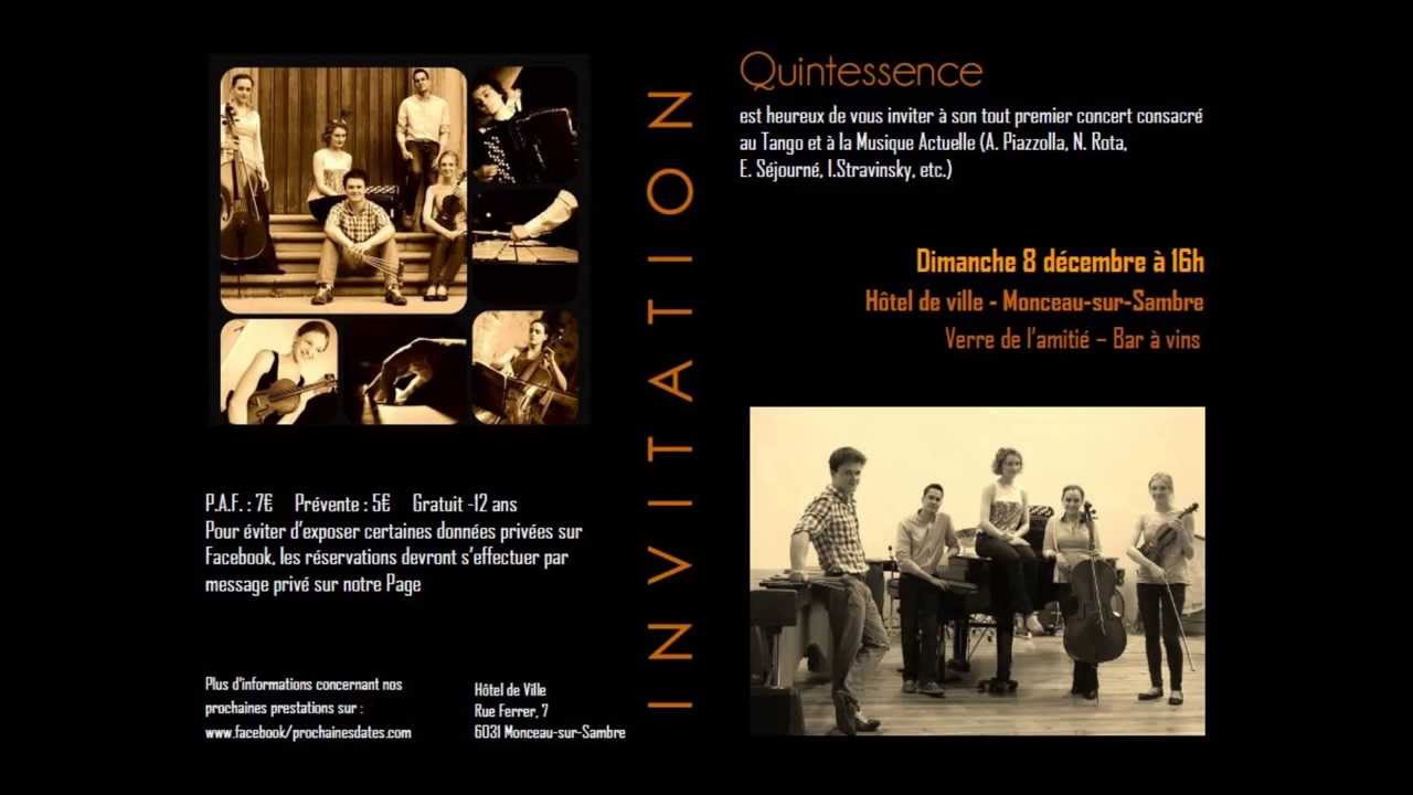 Quintessence - Promotion Concert - YouTube