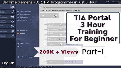 Siemens TIA Portal Programming Tutorial | English | - YouTube
