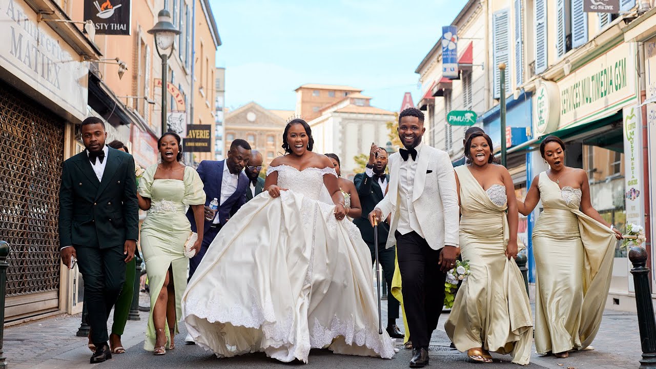 Marie & Eric Congolese wedding at Paris Mariage Congolais à la salle ...