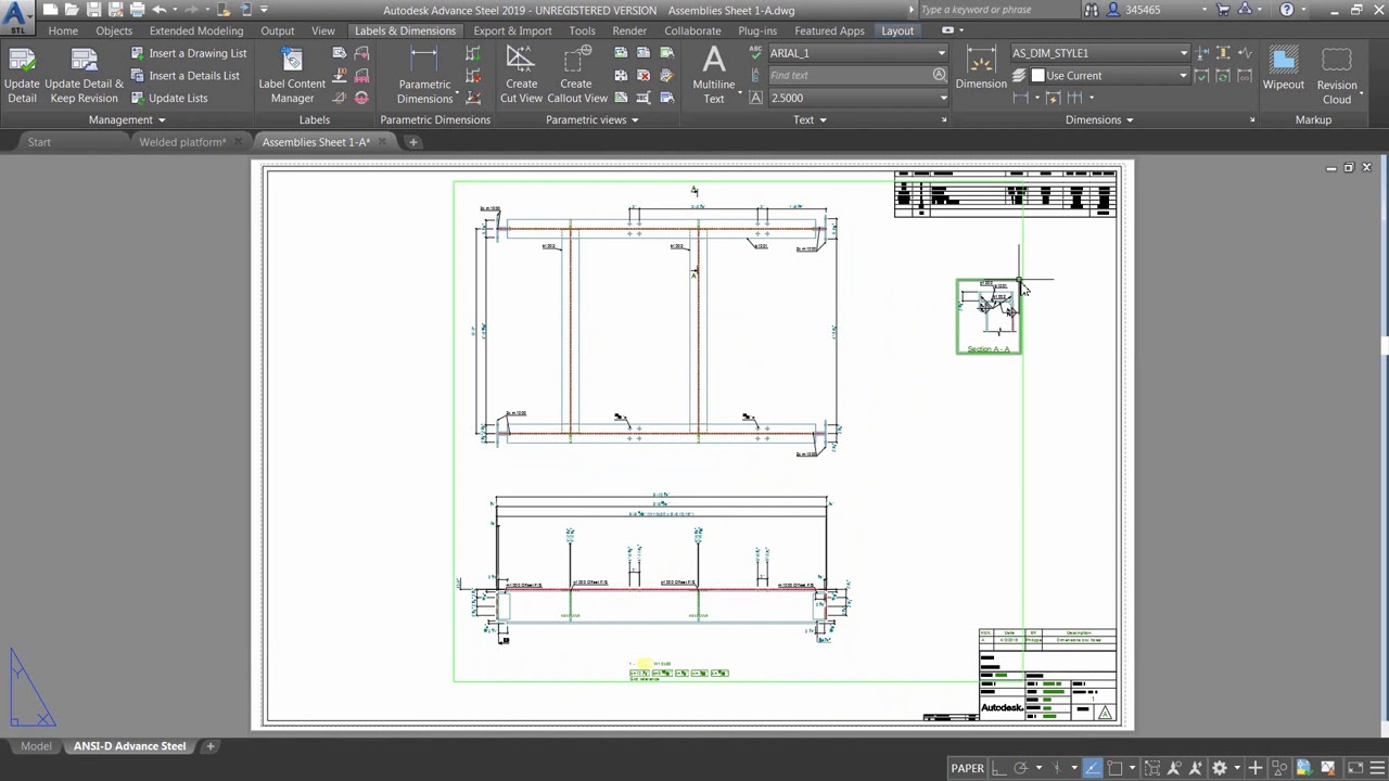 What's New in Advance Steel 2019 - Enhanced Cut Views - YouTube