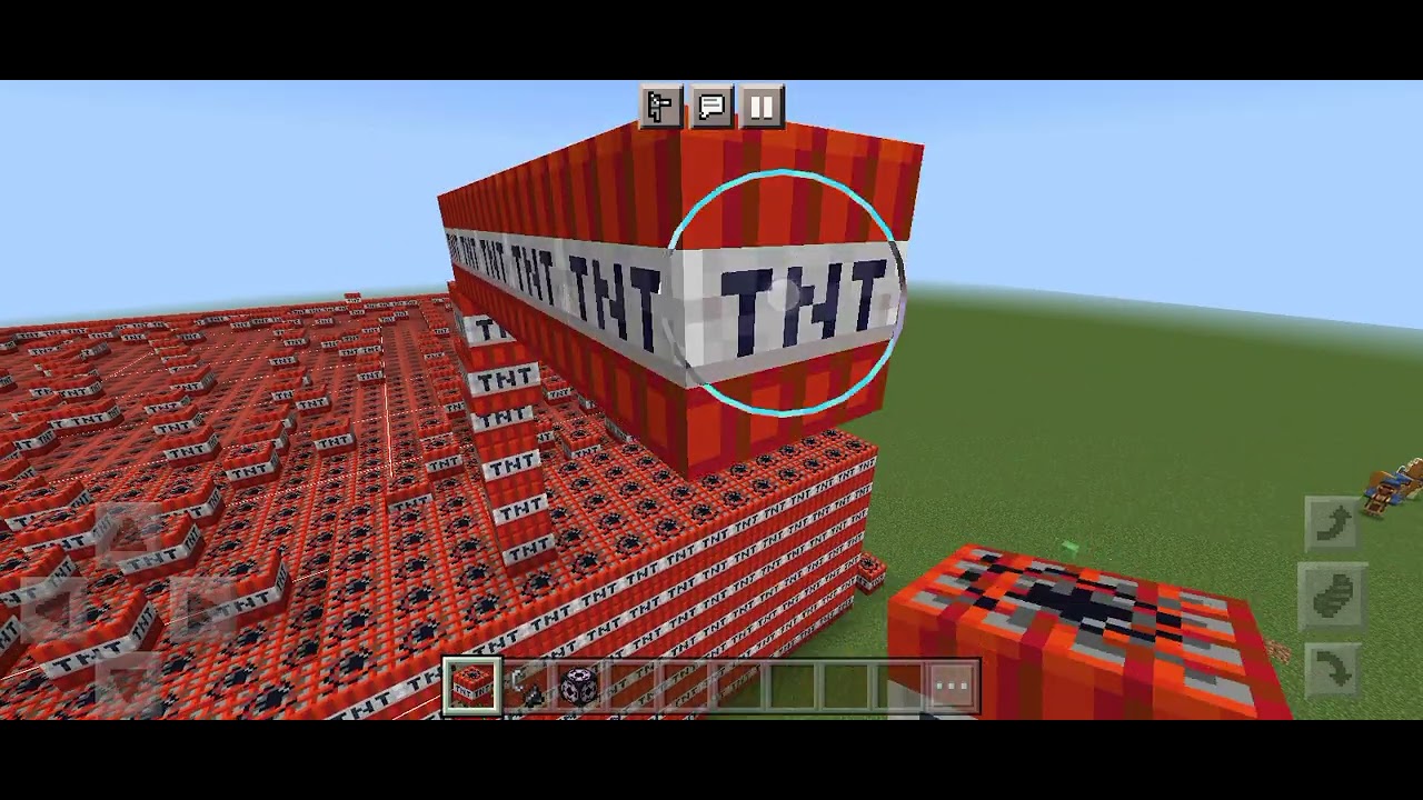 Minecraft tnt block explode - YouTube