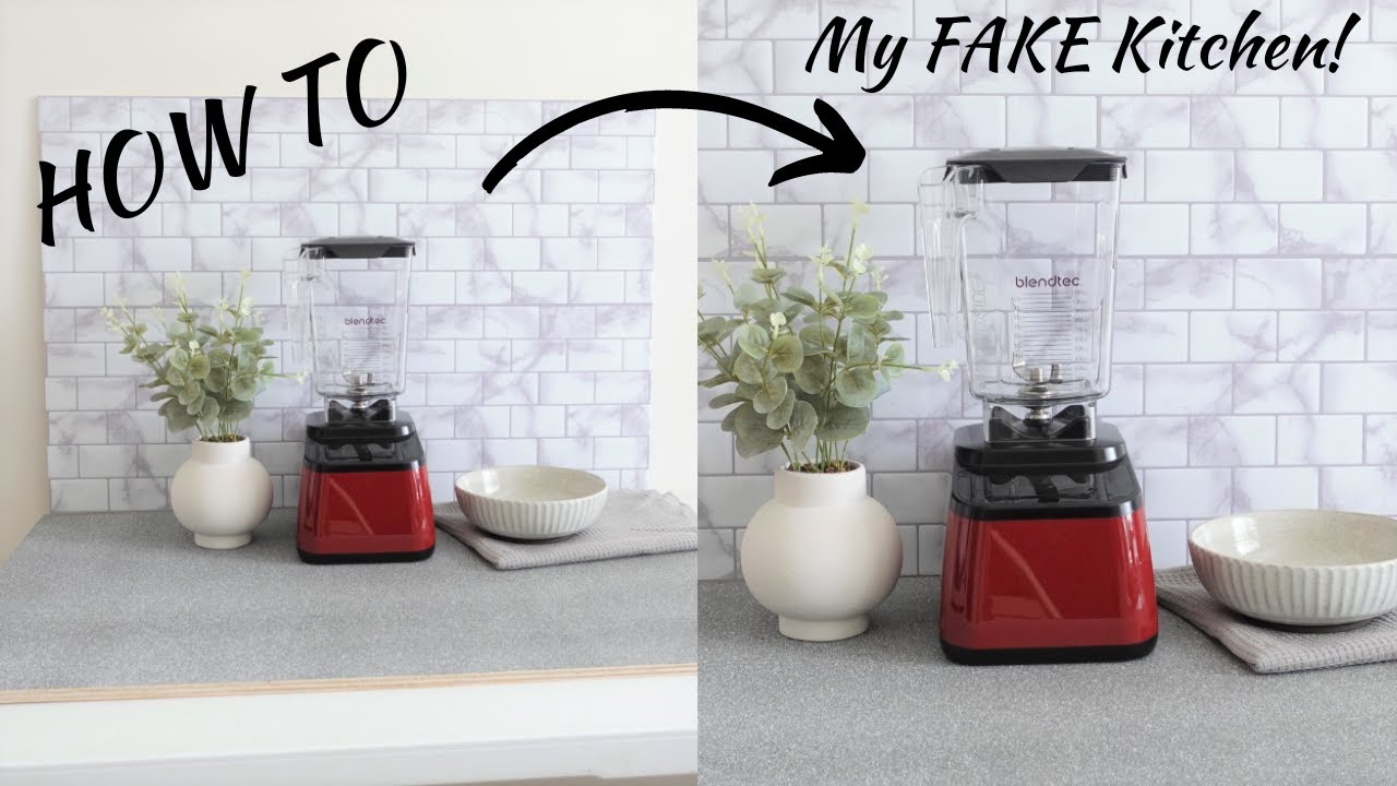 FAKE Kitchen Set for Shorts Reels & Stories Food Photography STURDY ...