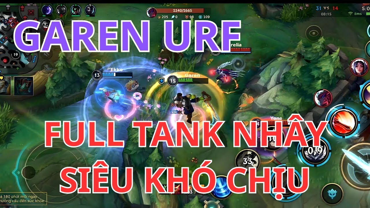 Làm Ván Garen URF Sau Những Phút Soi Game Online Nghẹt Thở - YouTube