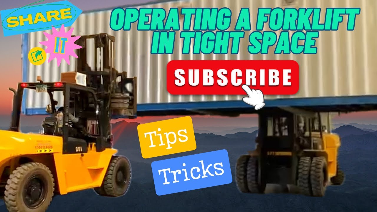 Operating a Forklift in Tight Space || Tips & Tricks ! - YouTube