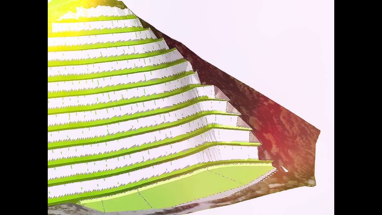 Animation of quarry design made with Autodesk Civil 3D & ReCap II - YouTube