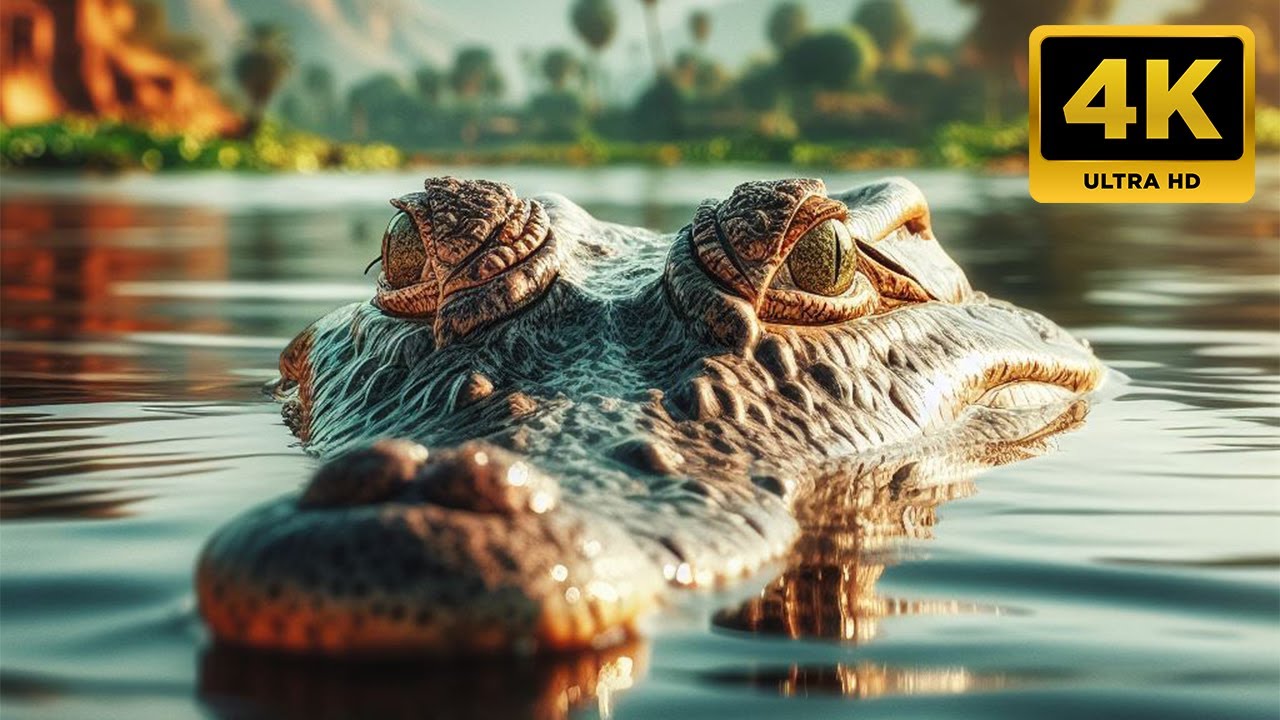 Wildlife of the Nile | 4K ULTRA HD | Crocodiles - Hippos - Birds - YouTube
