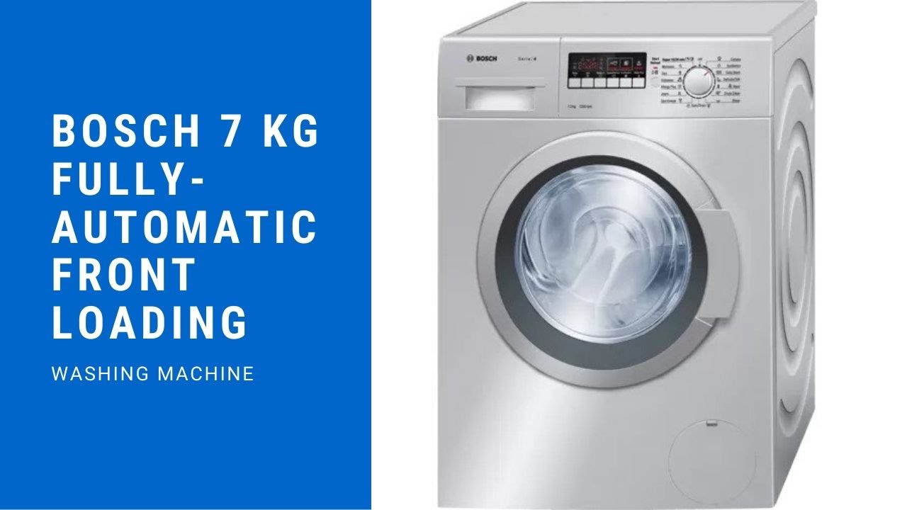 Bosch 7 kg Fully-Automatic Front Loading Washing Machine (WAK24268IN ...