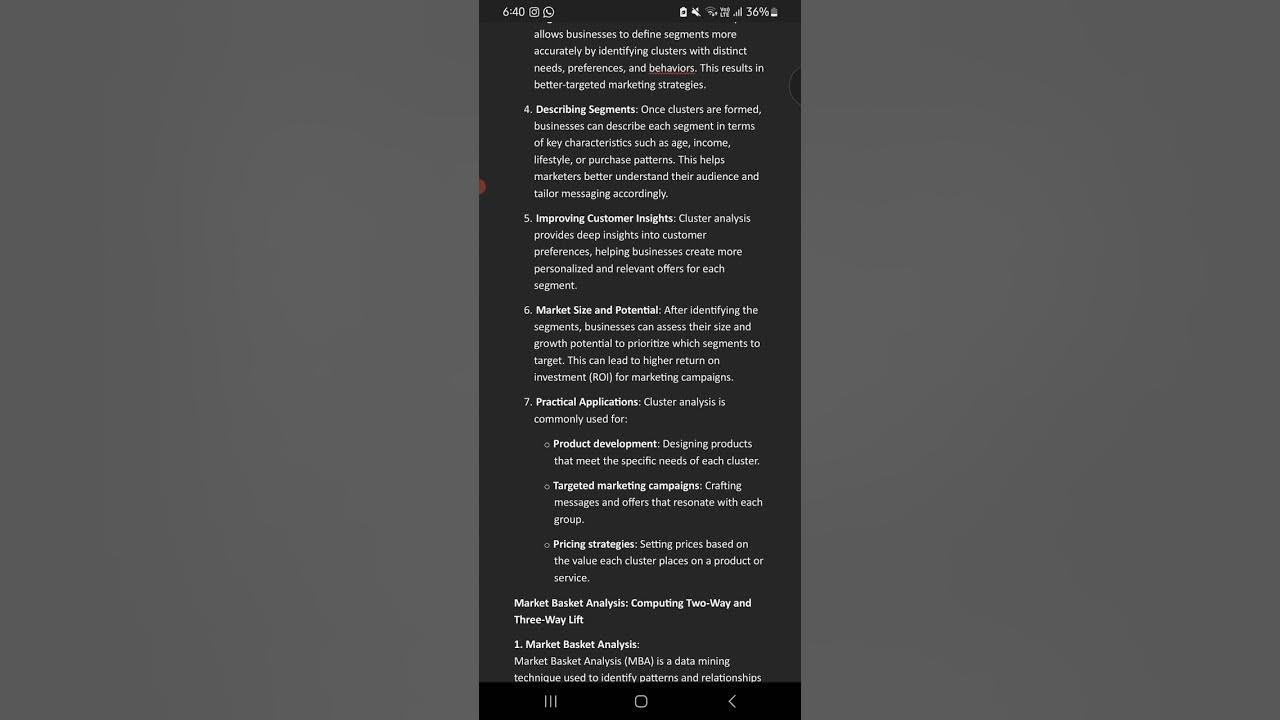 Deriving Market Segments and Describing the Segments Using Cluster ...
