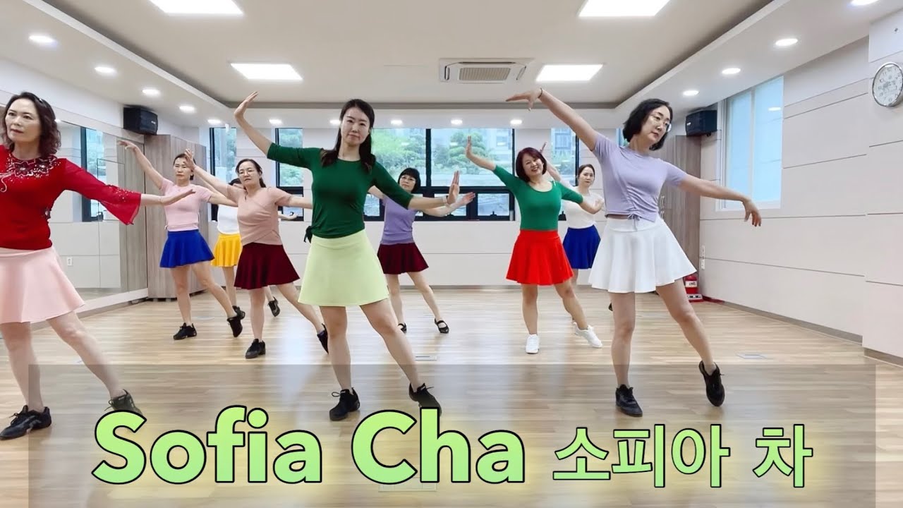 [You can dance/Linedance] Sofia Cha / 소피아차/ Improver(초중급) / 라인댄스 - YouTube