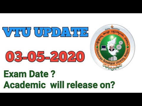 VTU UPDATES :03-05-2020|VTU UPDATES Today - YouTube