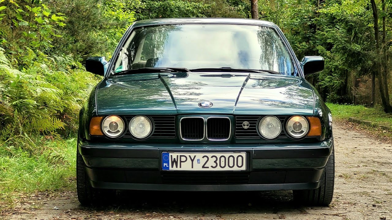 Łysy dawaj kija! Przymiarki do BMW e34 / 520 przedlift - YouTube