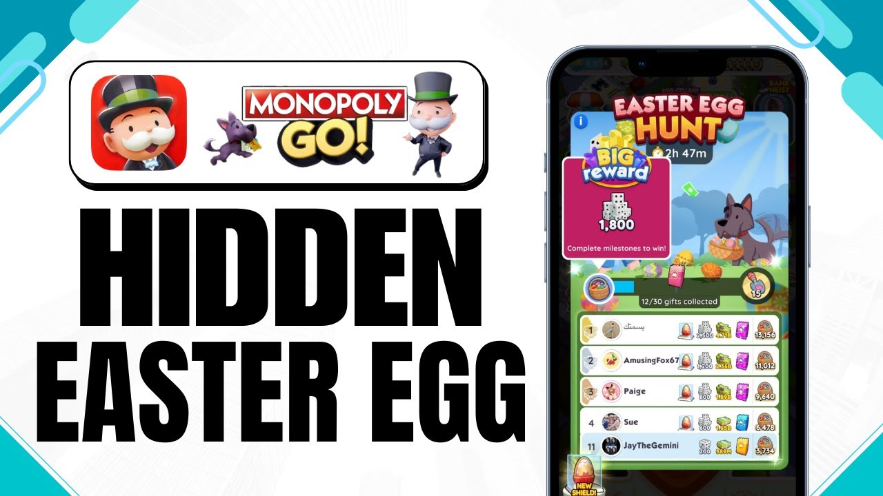 Hidden Easter Eggs in Monopoly Go: Did You Find These? - YouTube