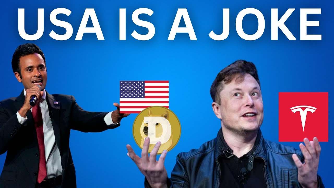 Elon Musk + Vivek DOGE make USA Joke - YouTube