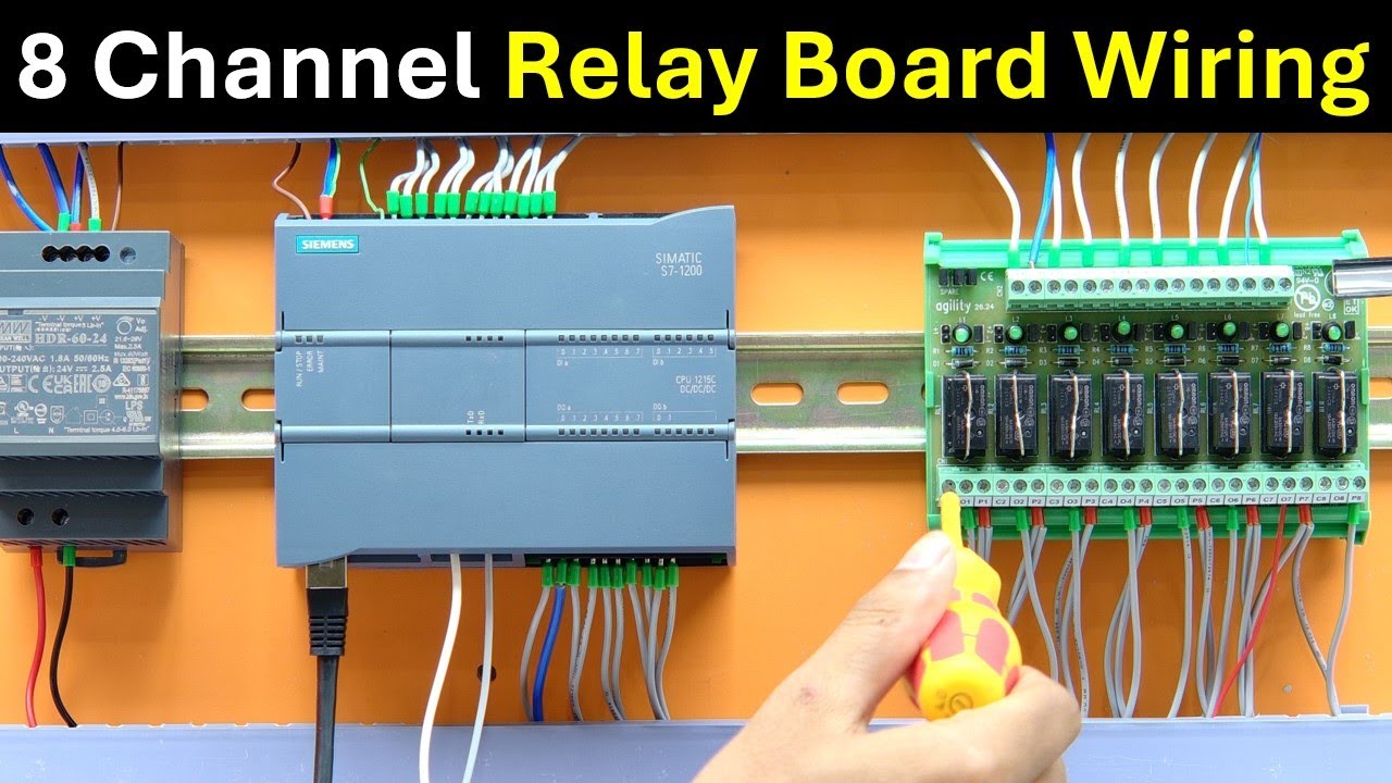 8 Channel Relay Board Connection | Relay Card Wiring Diagram | - YouTube