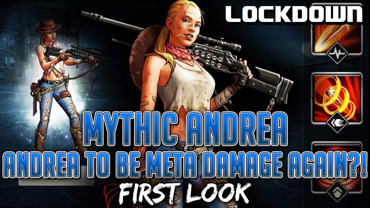 TWD RTS: Mythic Andrea, To Be Meta Damage Again?! The Walking Dead ...