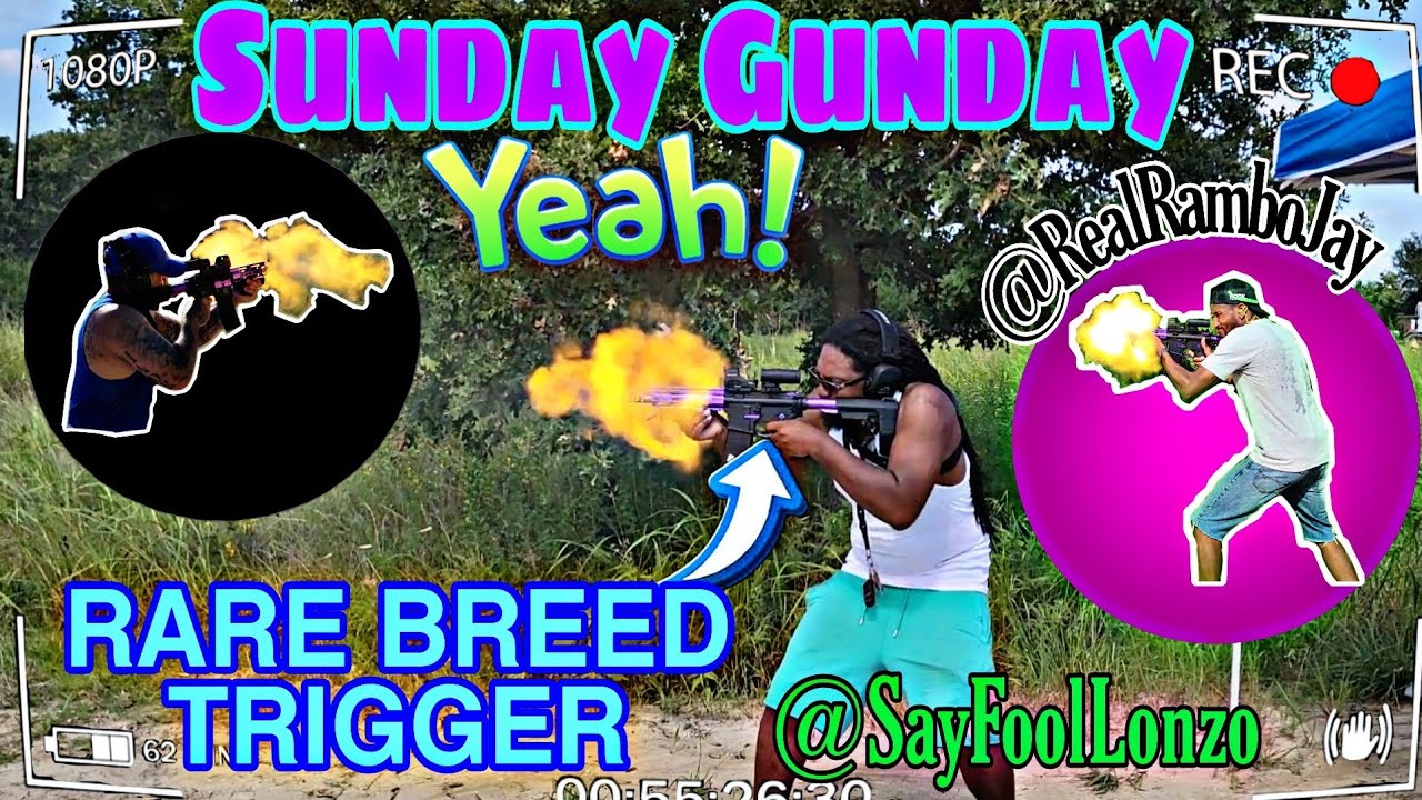 SHOOTING FRT-15 RARE BREED TRIGGER AR15 AND Fostech binary trigger Ak47 ...