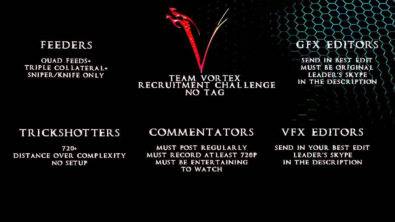 Team Vortex Recruitment Challenge!!! - YouTube