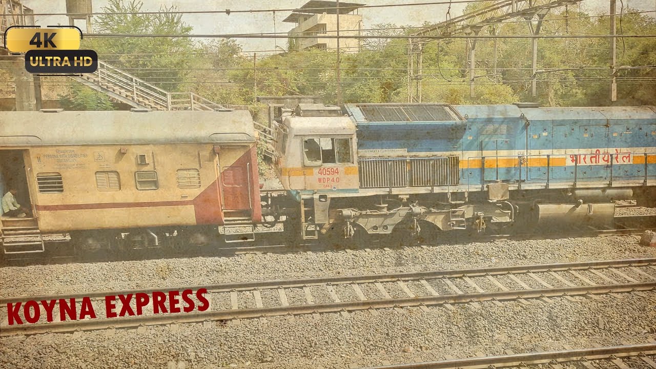 [4K | ULTRA HD] Now a History - Koyna Express With Pune EMD | # ...