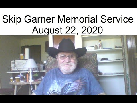Skip Garner Memorial Service - YouTube