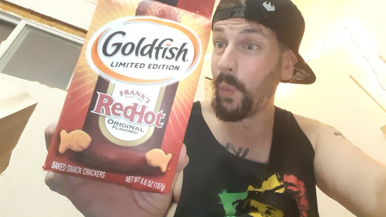 Frank's Red Hot Limited Edition Goldfish Food / Drink Review - YouTube
