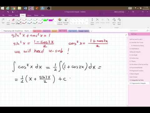 Nik's Live Calculus Stream (Calc2 7.3 Trigonometric Integrals) - YouTube