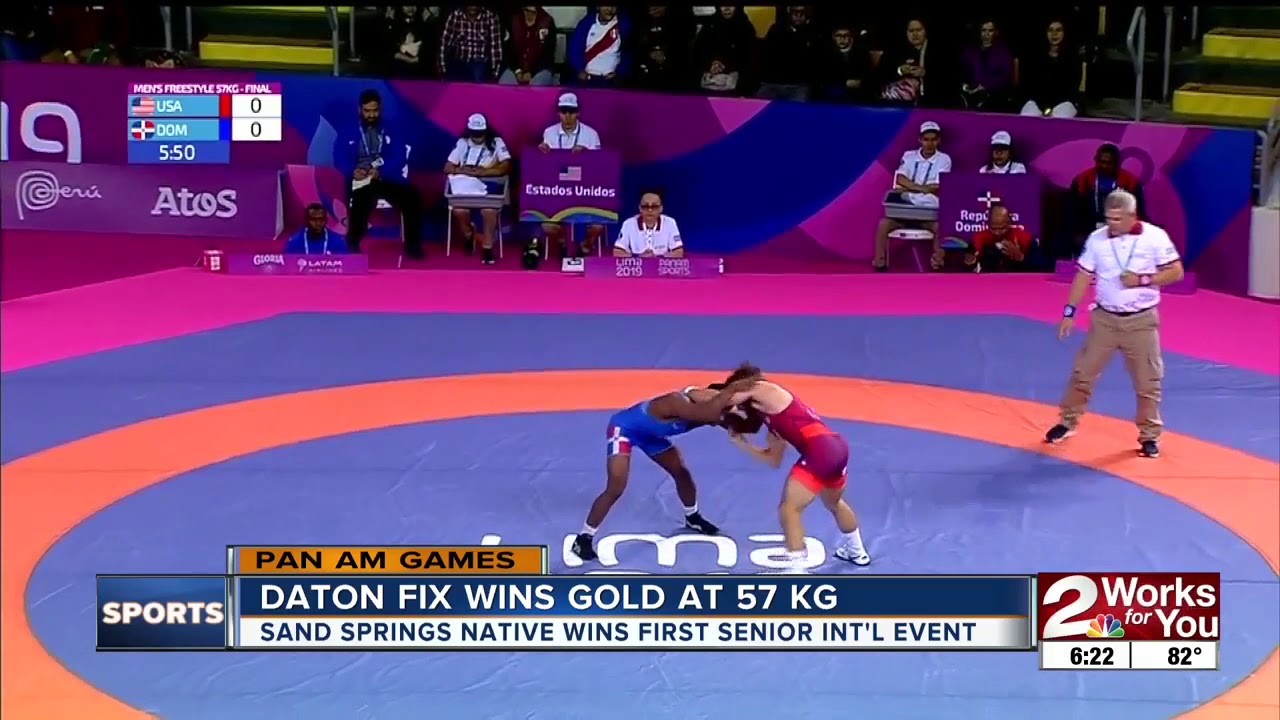 Oklahoma State Wrestler Daton Fix takes Gold Medal at Pan American ...