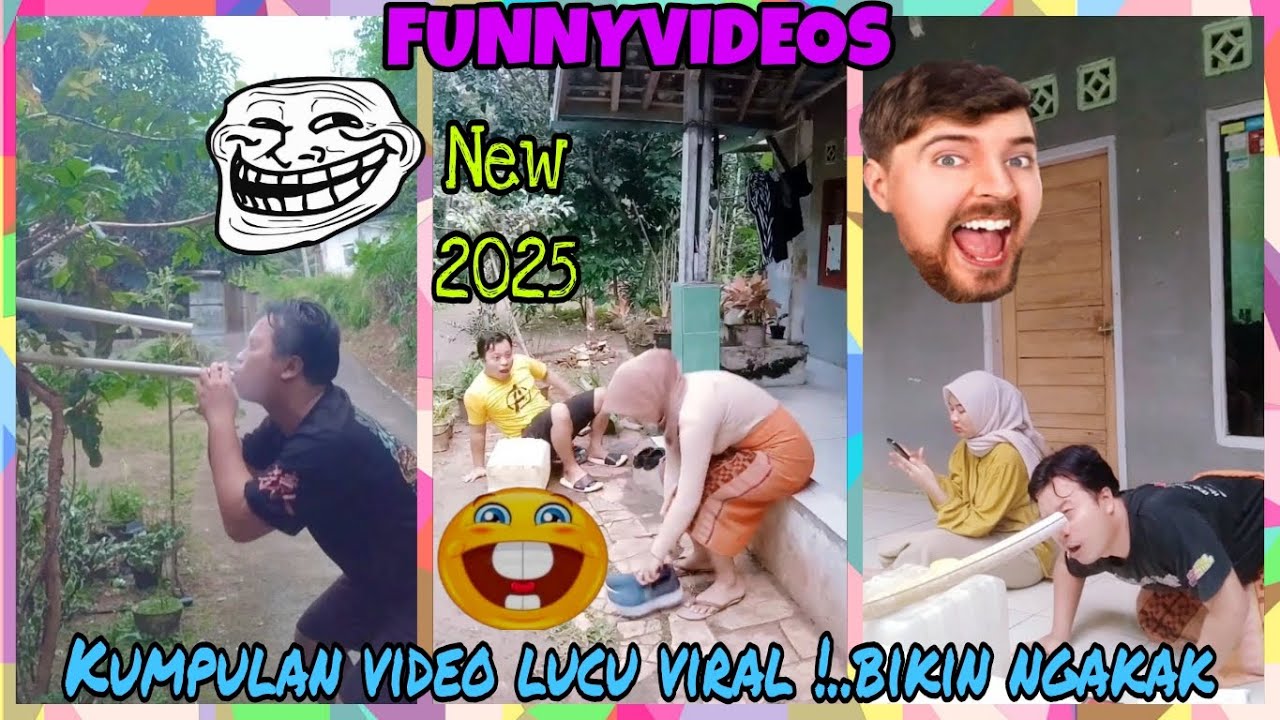 New Best Funny Videos Compilation 2025 || Funny Moment || kumpulan ...