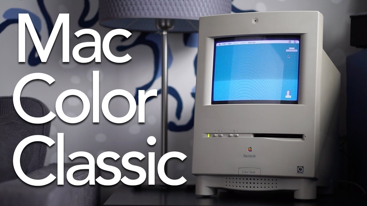 Classic Macintosh ( Macintosh Color Classic ) February 1993 - YouTube